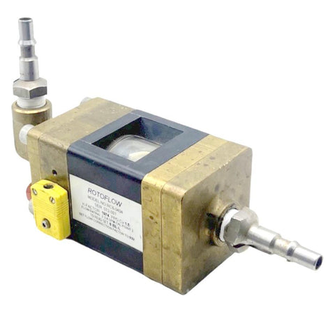 Rotoflow RC6-0404 Turbine Low-Flow 1/4" NPT 1974 K-Factor PPG Cv 1.5 ...