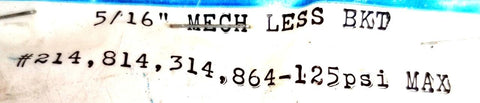 Armstrong 5/16" Mech Less Bracket Kit 125PSI Max
