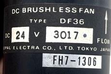 Copal Electra DF36 Brushless D.C. Fan 24VDC Black – Surplus Select