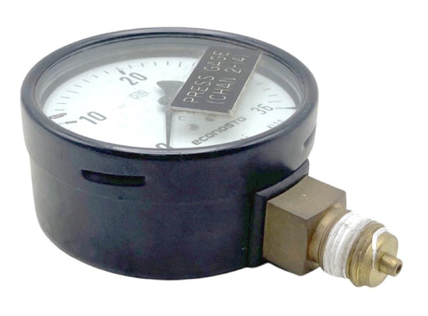 Econosto KI.1,0 Pressure Gauge 0-36PSI (0-200kPa) 1/2" NPT Brass FItti