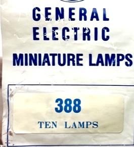 General Electric Model 388 Miniature Lamps Bag of 17 | Surplus Select