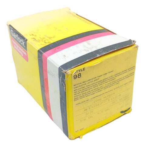 Garlock 41087-1024 Style 98 Carbon Compression Packing 3/8" – Surplus ...