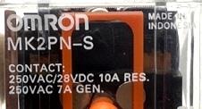 Omron MK2PN-S Relay 250VAC 28VDC 10A 8-Pin W/ Reset Button | Surplus Select