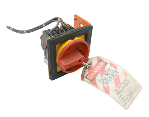 Klockner-Moeller P3-60-NA Rear Mounting Disconnect Main Switch 60A 600 ...