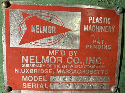 Nelmor G1012M1 Granulator 10" x 12" 5 HP 230/460V 3 Phase