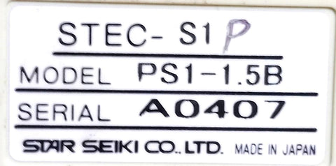 Star Seiki STEC-S1 / PS1-1.5B Industrial Robot Teach Pendant Controlle