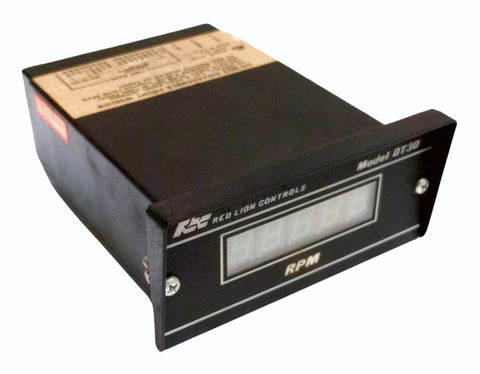 Red Lion Controls DT3D Digital RPM Tachometer 115VAC | Surplus Select