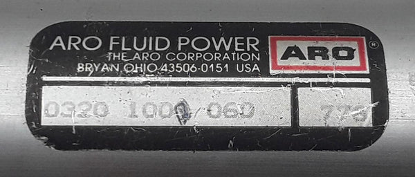 Aro 0320-1000-060-778 Stainless Steal Air Cylinder 1" Stroke Pneumatic ...