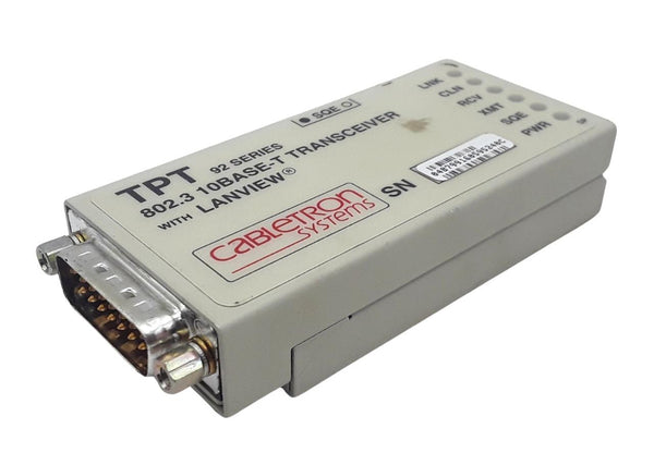Cabletron TPT-4 Transceiver Lanview 802 3 Mini 10 Base-T Eth Transceiv