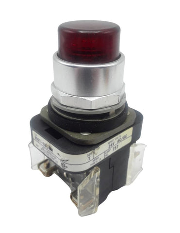 Allen Bradley 800TQB24T Red Push Button 24V AC/DC 4/13 30.5mm Illuminated | Surplus Select
