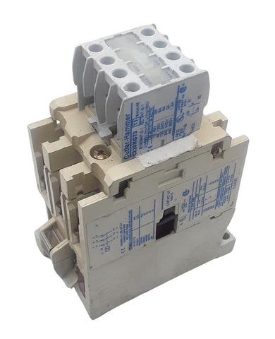 Cutler Hammer CE15CNS3BB NEMA Contactor & Aux Contact 3-Pole 220/240V