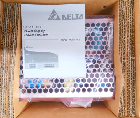 Delta Electronics DRP024V480W3BN CliQ II Power Supply 3AC 24VDC 20A ...