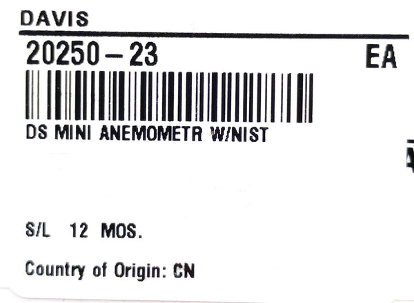 Digi-Sense 20250-23 Miniature Vane Anemometer 80-5900 Ft./Min Air Velo ...