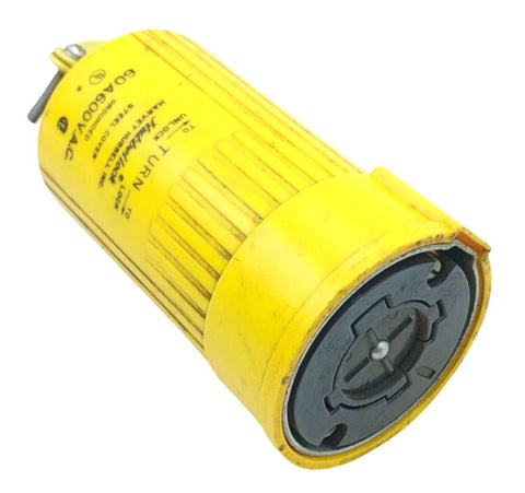 Hubbell HBL26418 Hubbellock Female Locking Connector 3-Pole 4-Wire 60A ...