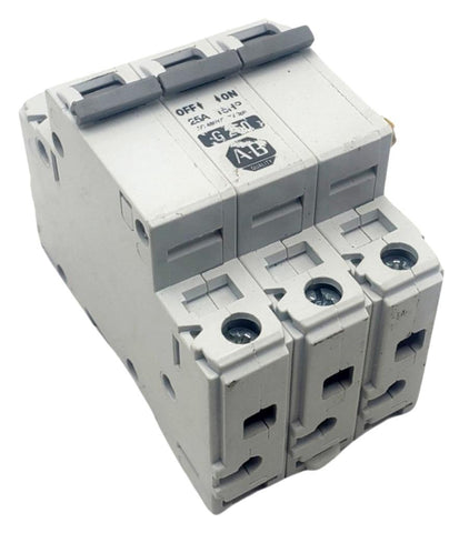 Allen Bradley 1492-CB3G250 Circuit Breaker 25A 15HP AC Ser C 3-Pole