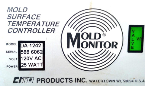 Cito DA-1242 Mold Monitor Mold Surface Temperature Controller 120VAC 2