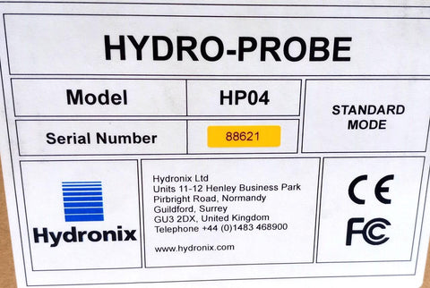 Hydronix HP04 Hydro-Probe Microwave Moisture Sensor 15-30V 4W Max 0-60