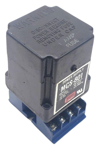 Warner MCS-801 Power Supply Input 115VAC 50-60Hz 11VA Output 90VDC 0.8A ...