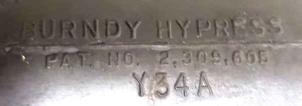 Burndy Hypress Y34A Hydraulic Crimping Device With 2 Dies With Metal C