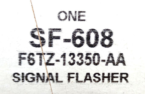 Motorcraft SF-608 Turn Signal Flasher F6TZ-13350-AA