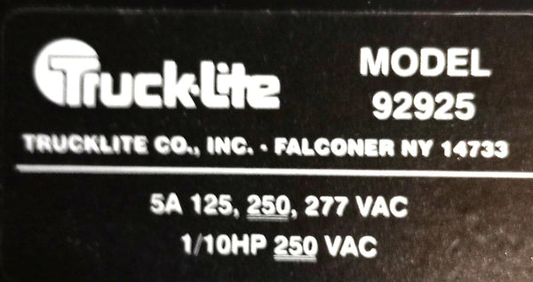Truck-Lite 92925 External Back-Up Alarm Switch 5A 250VAC 1/10HP
