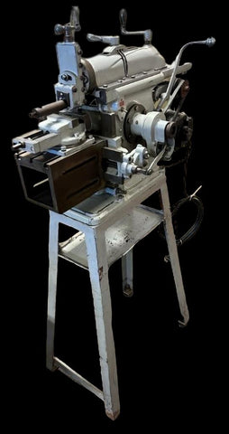Vintage Atlas Metal Shaper 1/4 HP 110V Single Phase w/ Vice & Stand