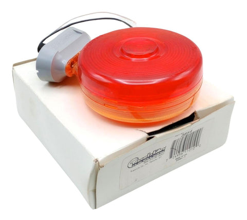 Truck-Lite 3854 Signal-Stat 4" Double Face Red/Amber Pedestal Light ...