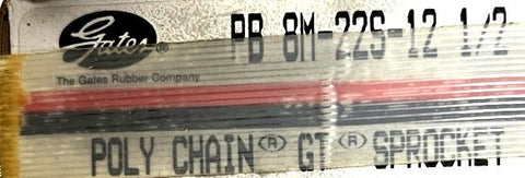 Gates 8M-22S-12 Poly Chain GT Sprocket 1/2" Taper-Lock Ductile Iron