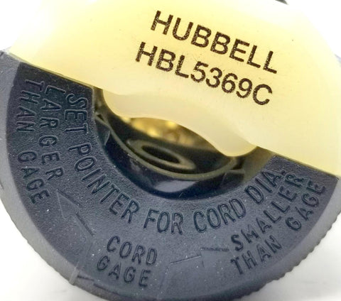Hubbell HBL5369C Connector Body Insulgrip 20A 125V 2P NEMA 5-20R ...
