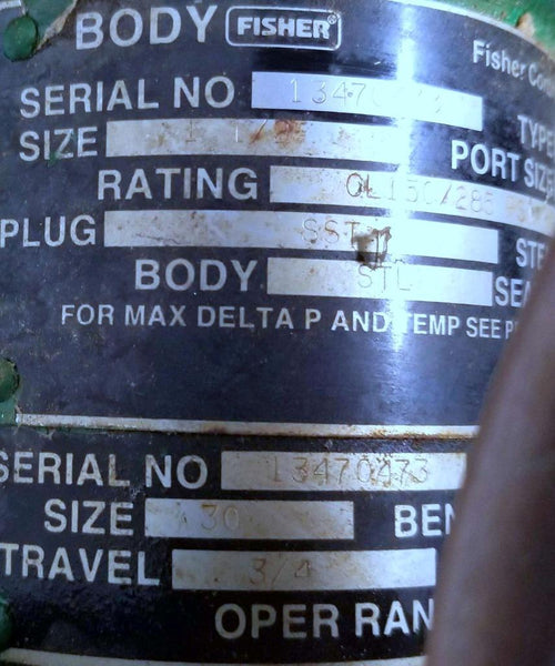 Fisher EZ 1 1/2" Globe Valve | Surplus Select