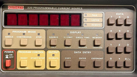 Keithley 220 Programmable Current Source IEEE 488 Interface 7 Digit Di ...