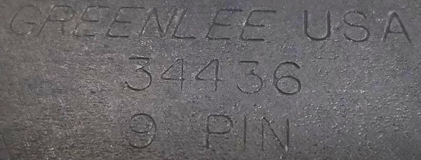 Greenlee 299 Subminiature Panel Punch Set 9-Pin D-Subminiature ...