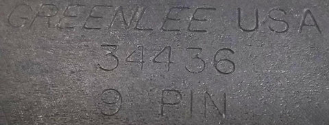 Greenlee 299 Subminiature Panel Punch Set 9-Pin D-Subminiature ...