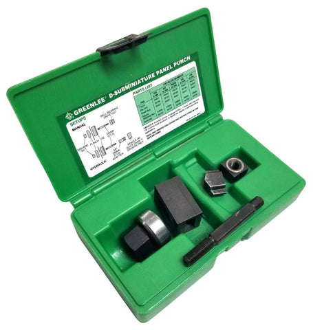 Greenlee 299 Subminiature Panel Punch Set 9-Pin D-Subminiature ...