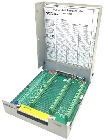 National Instruments SCB-68 Shielded Connector Block 182469C-01 Rev-00