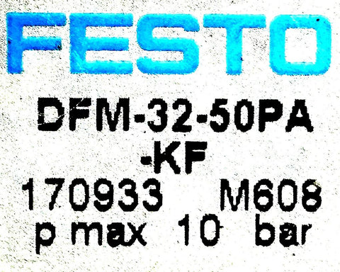 Festo DFM-32-50PA-KF Guide Cylinder 10 bar