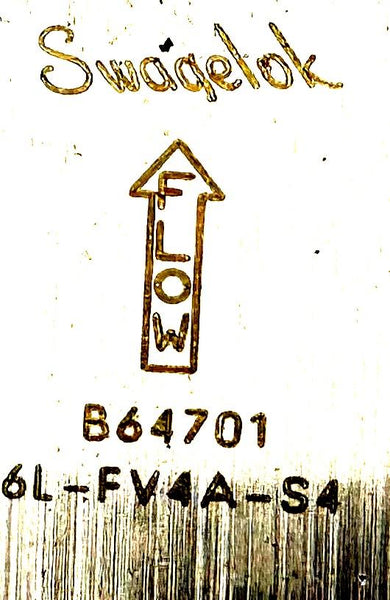 Swagelok 6L-FV4A-S4 Vertical Flow Sensor