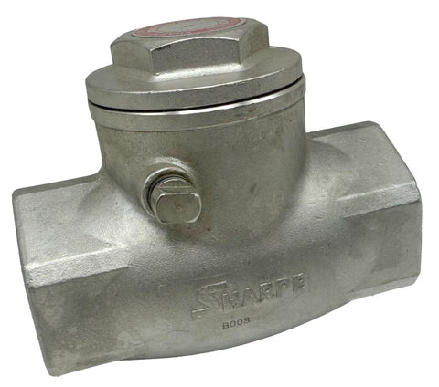 Sharpe CF8M Steel Swing Check Valve 1.5" 316 200W.P.