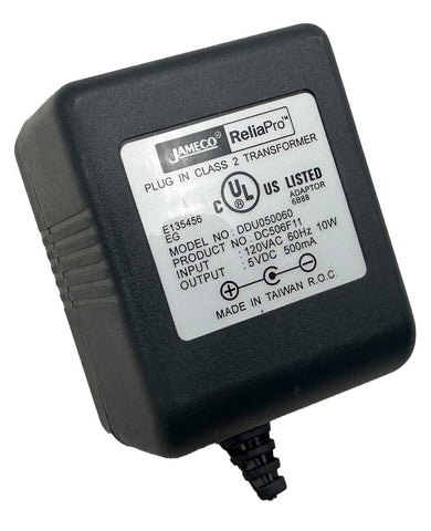 Jameco DDU050060 Plug-in Class 2 Transformer 120VAC 60Hz 10W – Surplus ...