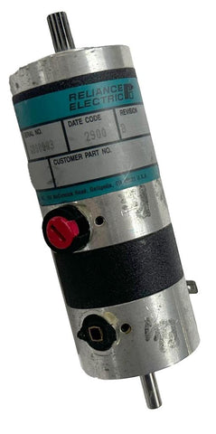 Reliance Electric E372 DC Servo Motor 1/2" Splined Shaft