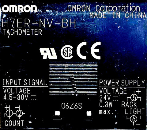 Omron H7ER-HV-BH Tachometer 4.5-30V 0.3W