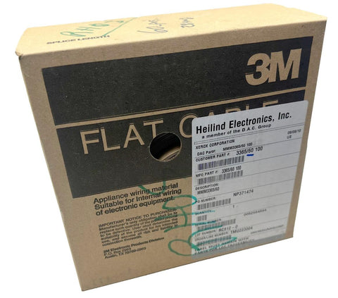 Heilind Electronics 3365/60 100 Flat Cable 28AWG