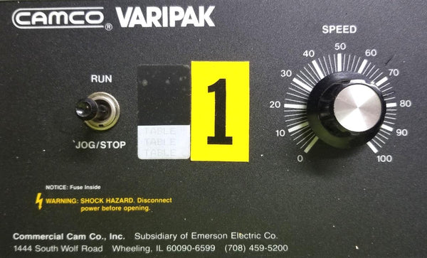 Camco Varipak 600188/92A41567000000 Speed Controller 120VAC 0-90VDC 10 ...