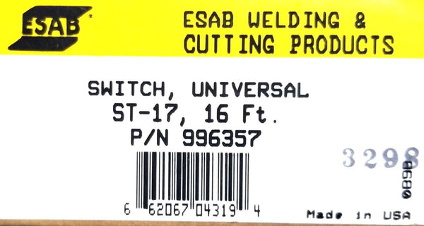 ESAB 996357 Universal Switch ST-17 16ft
