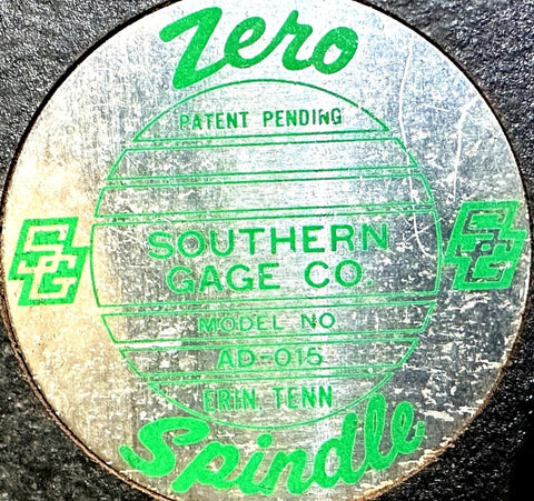 Zero Southern Gage AD-015 Spindle Runout Inspection Position Gage