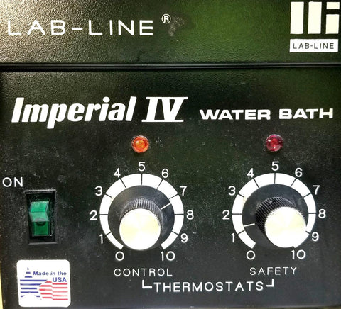 Lab-Line 18050 Imperial IV Water Bath 50-60HZ 300W 120V 2.5A 0490-0933 ...