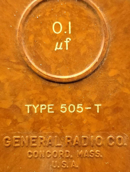 General Radio 505-T Ham Radio Capacitor uF 0.1