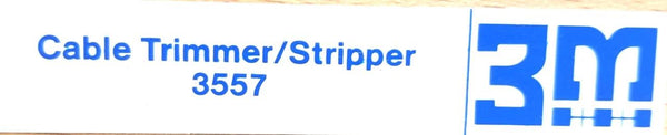 3M 3557 Cable Trimmer Stripper Notcher DV-6174-0154-7 W/ Wood Box