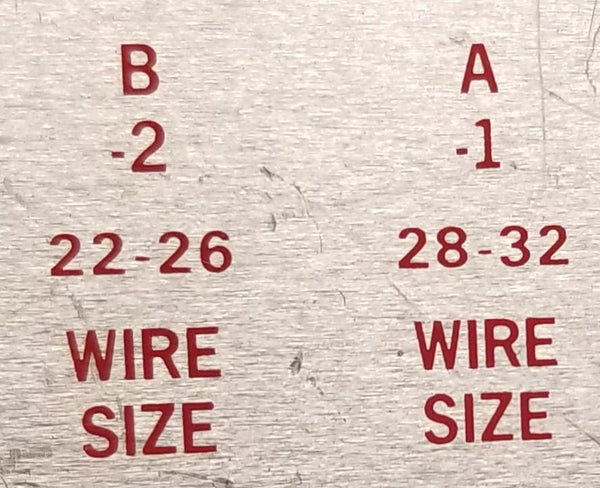 DuPont Connector Systems HT-95 Hand Crimp Tool A -1 28-32 B -2 22-26