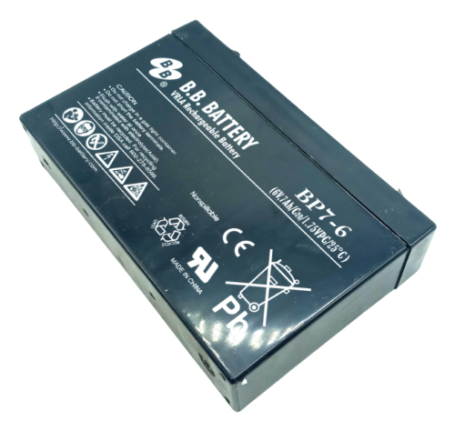 Lot of (2) B.B. Battery BP7-6 VRLA Rechargeable Battery 6v 7AH